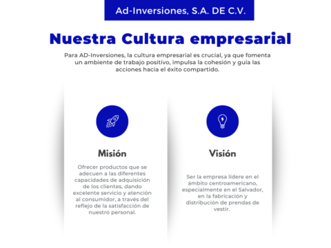 Misión y Visión - Uniformes Corporativos El Salvador